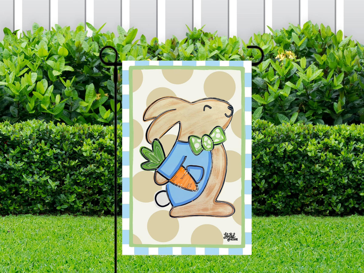 Peter rabbit - Garden Flag – LilyPadDesignsArt