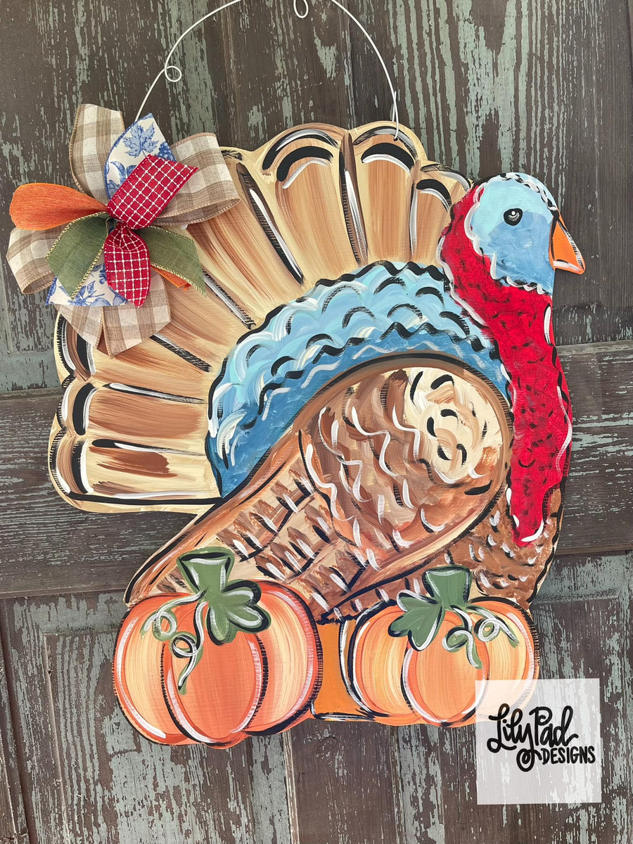 Traditional Turkey 24” - Door Hanger – LilyPadDesignsArt